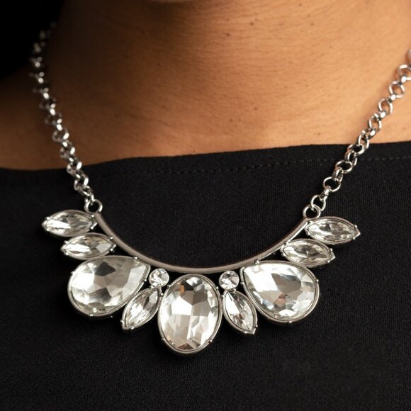 Jewelry | Paparazzi Never Slay Never White | Poshmark